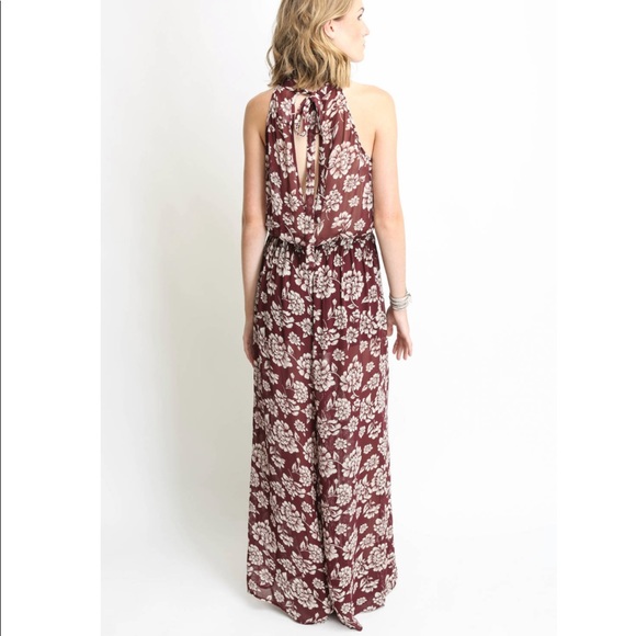 Band of Gypsies | Other | Band Of Gypsies Burgundy Floral Wide Leg ...
